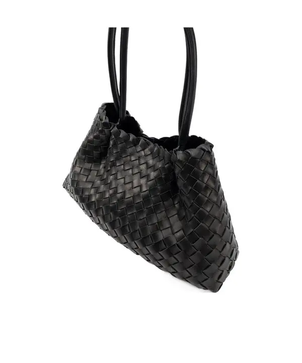 ELLEME PARIS Dimple Tote Medium Woven Leather