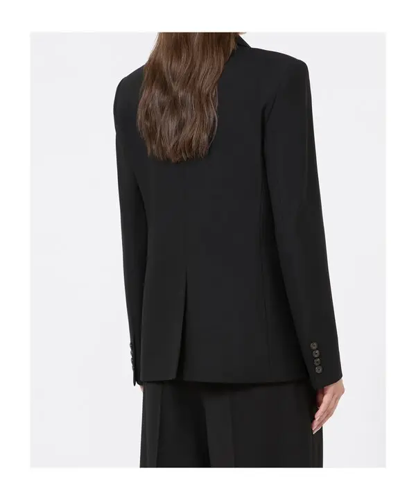 Max Mara Double-breasted Wool Twill Suit Jacket