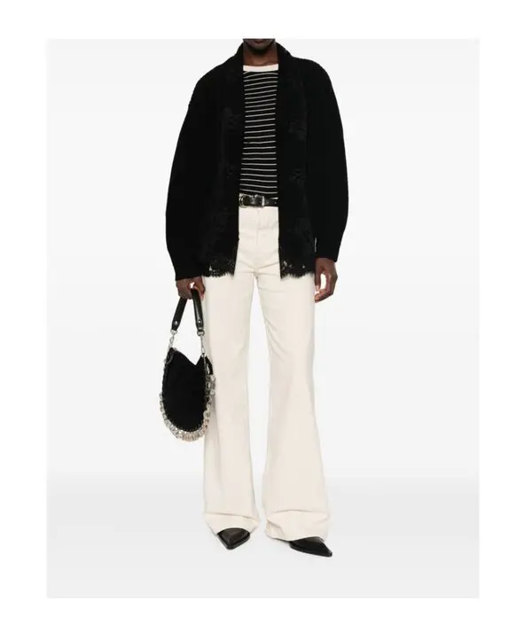 ERMANNO FIRENZE Lace-trim Cardigan