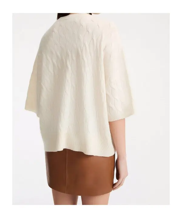 Marella Textured Knit V-neck Sweater