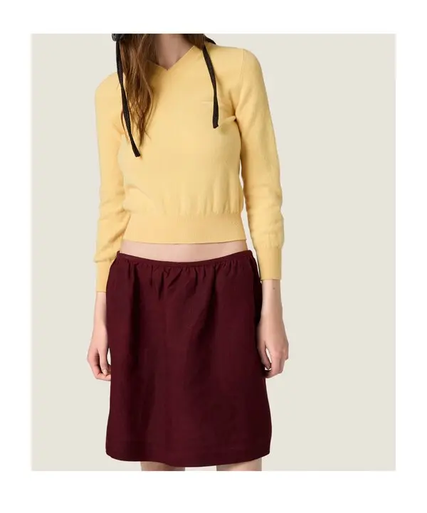 Miu Miu V-neck Wool Cardigan