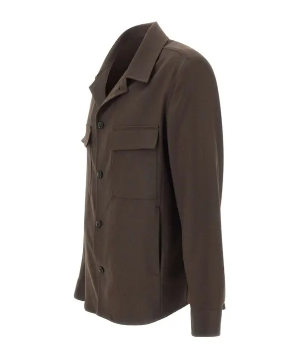 BRIGLIA 1949 Long-sleeve Button-up Jacket