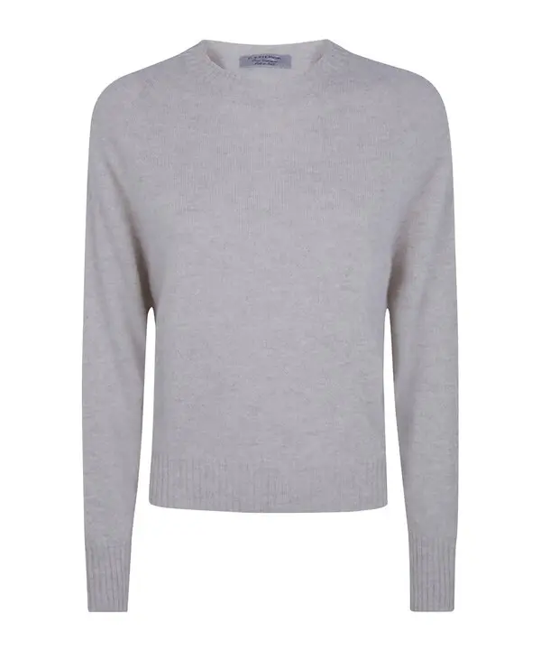 D.exterior Ribbed Knit Sweater