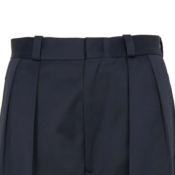 Nanamica Wide-leg Pleated Twill Trousers