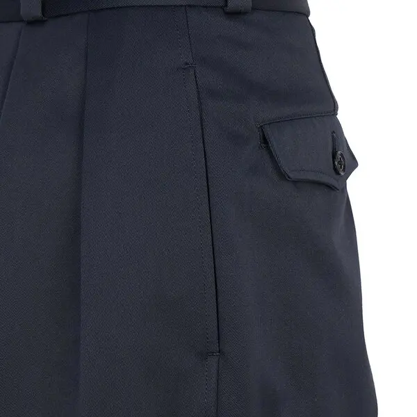 Nanamica Wide-leg Pleated Twill Trousers