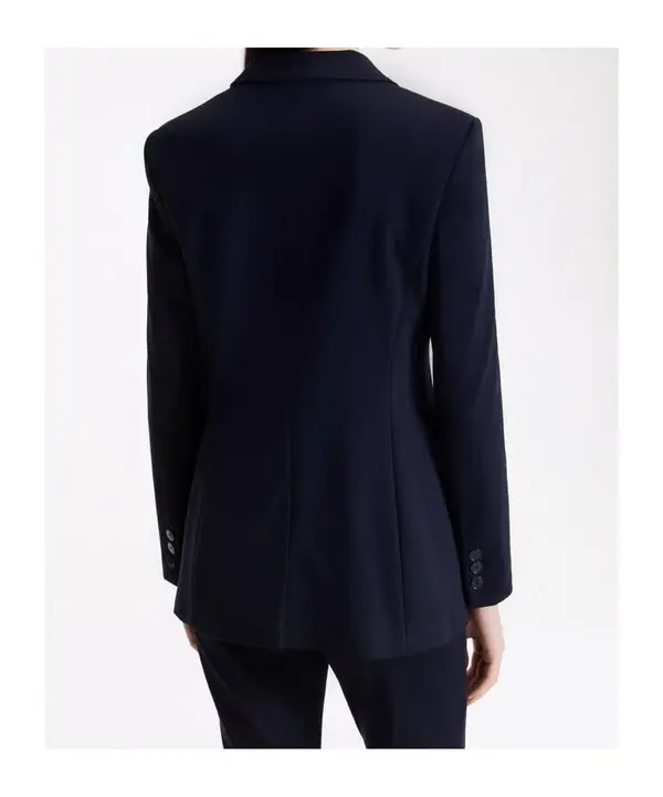 Marella Double-breasted Blazer With Notched Lapel