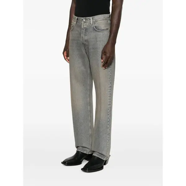 HAIKURE Logo-detail Denim Trousers