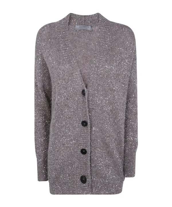 D.exterior Crystal-embellished Knit Top