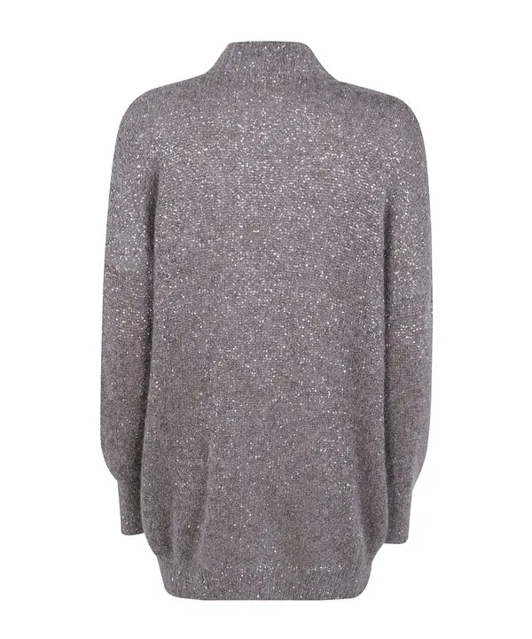 D.exterior Crystal-embellished Knit Top