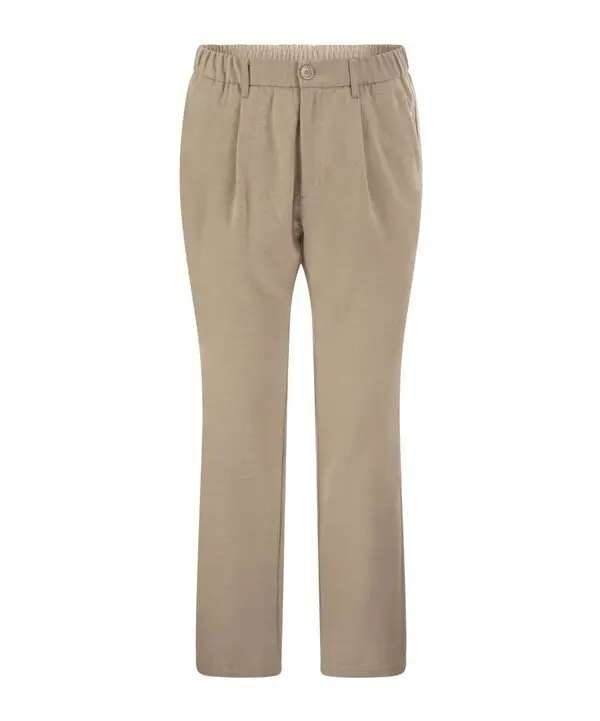 Herno Elastic-waist Casual Trousers