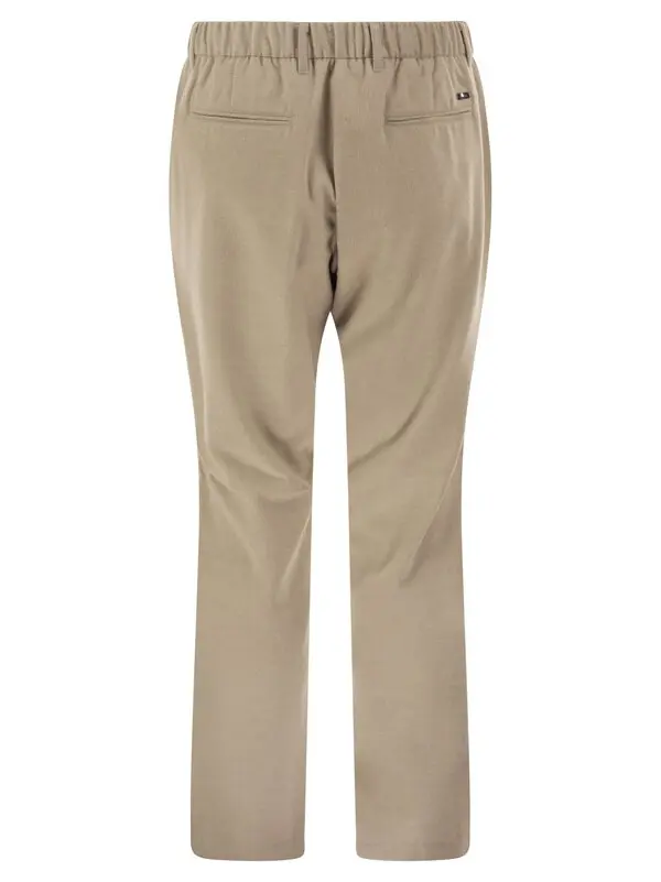 Herno Elastic-waist Casual Trousers
