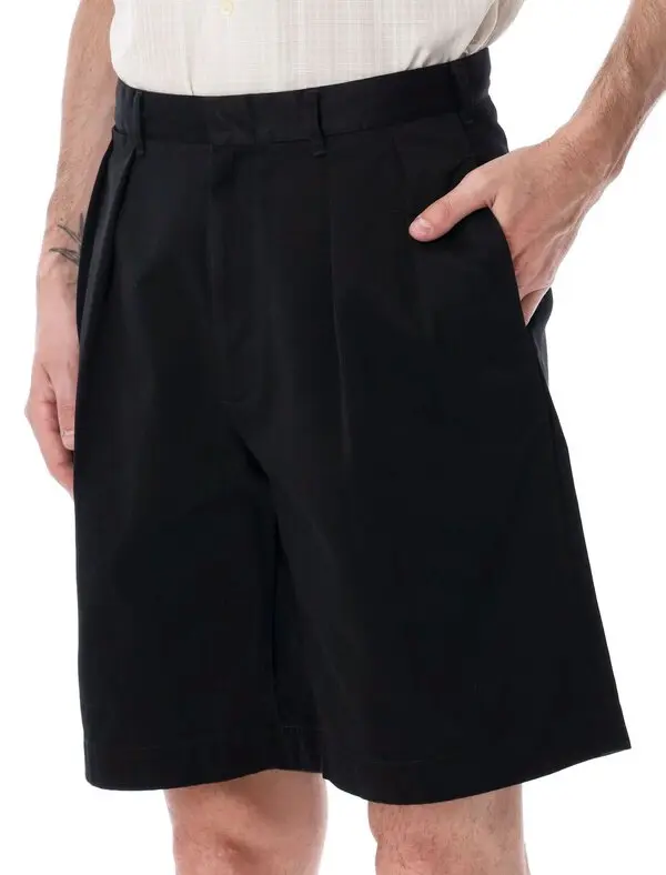 Nanamica Pleated Wide-leg Shorts