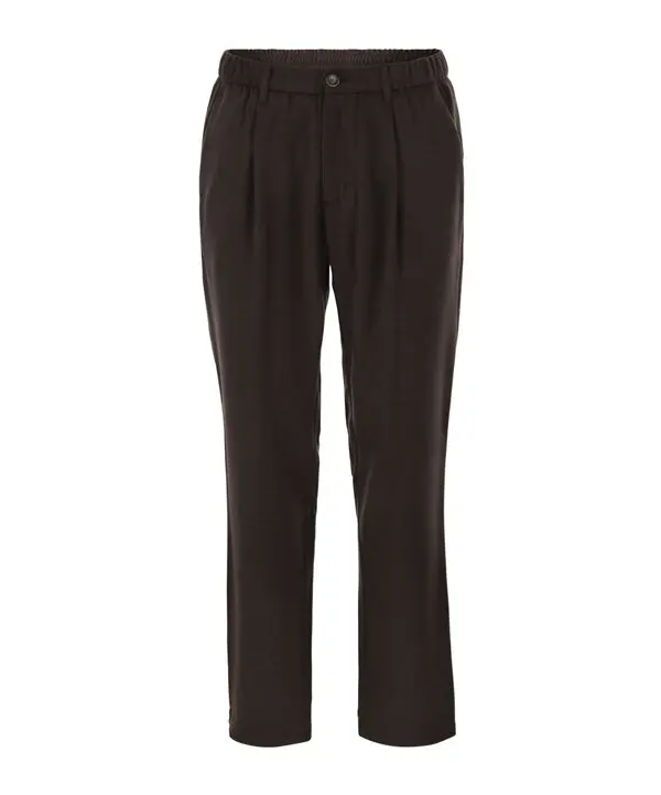 Herno Elastic-waist Casual Trousers