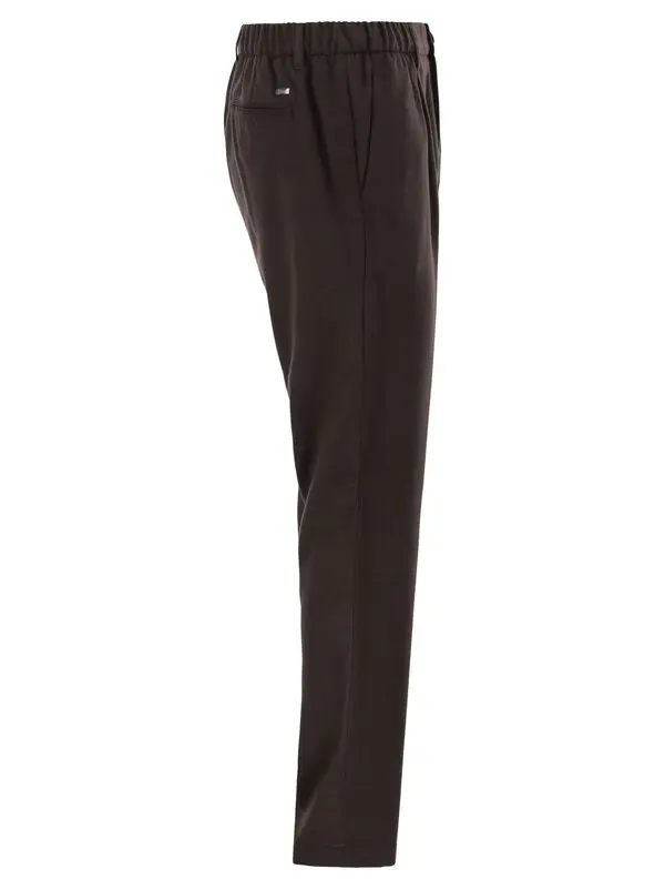 Herno Elastic-waist Casual Trousers