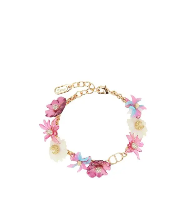 Dior Floral Charm Bracelet