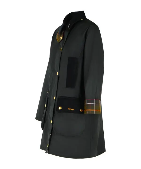 Barbour Beaufort Waxed Cotton Jacket - Black