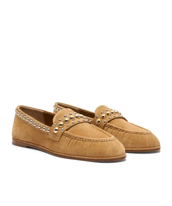 STUART WEITZMAN Perry Loafer With Embellished Studs