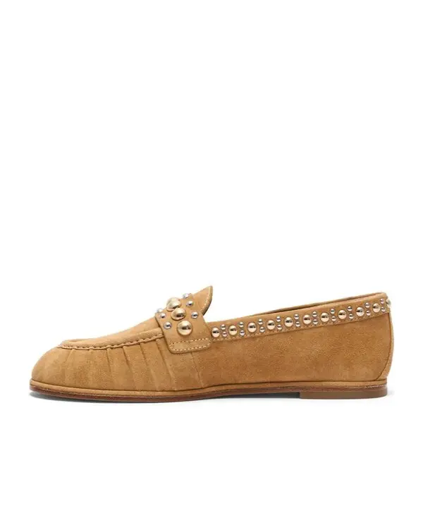 STUART WEITZMAN Perry Loafer With Embellished Studs