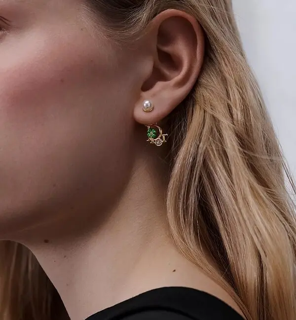 Dior Tribales Earrings With Clover Motif