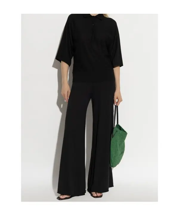 LISA YANG Ainsley Wide-leg Knitted Trousers
