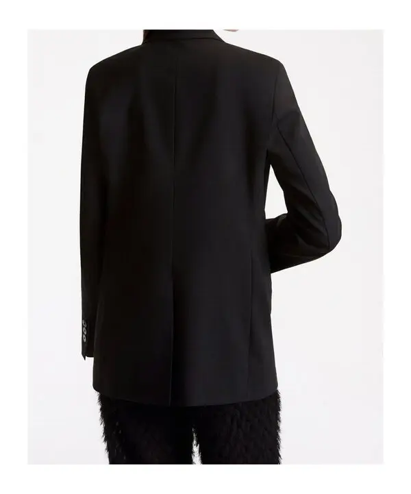 Marella Single-breasted Blazer With Notched Lapel And Flap Pockets