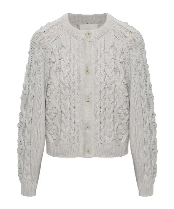 LISA YANG Winroe Cable-knit Cardigan