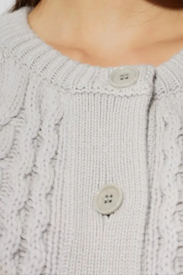 LISA YANG Winroe Cable-knit Cardigan