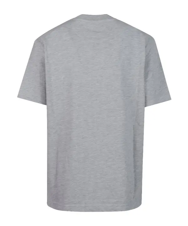AUTRY Short Sleeve Straight Hem Top - Dkmelange