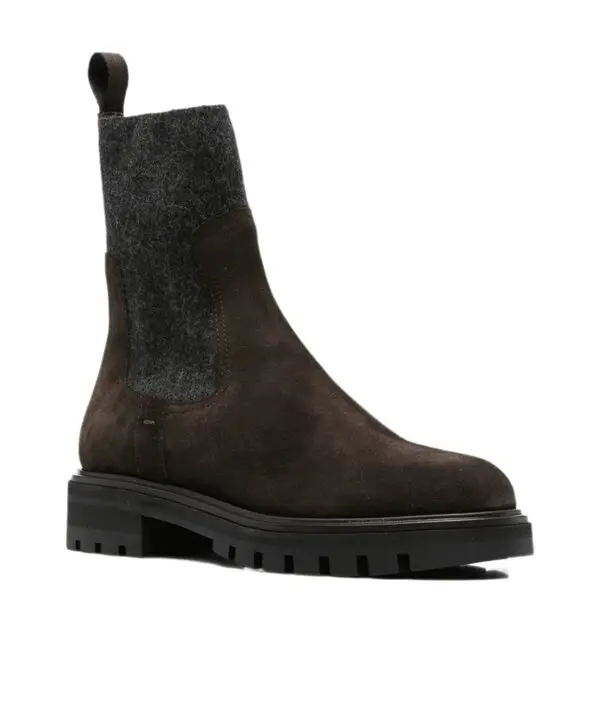 HENDERSON BARACCO Round-toe Short Boots