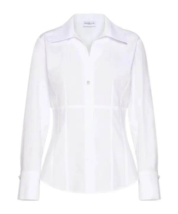 Marella Embellished Long-sleeved Shirt