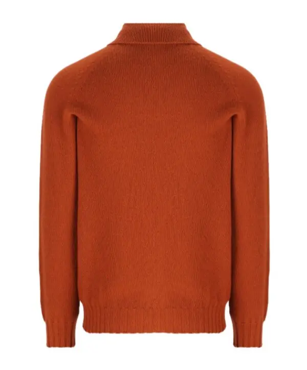 Tagliatore Long-sleeve Knit Top With Button Closure