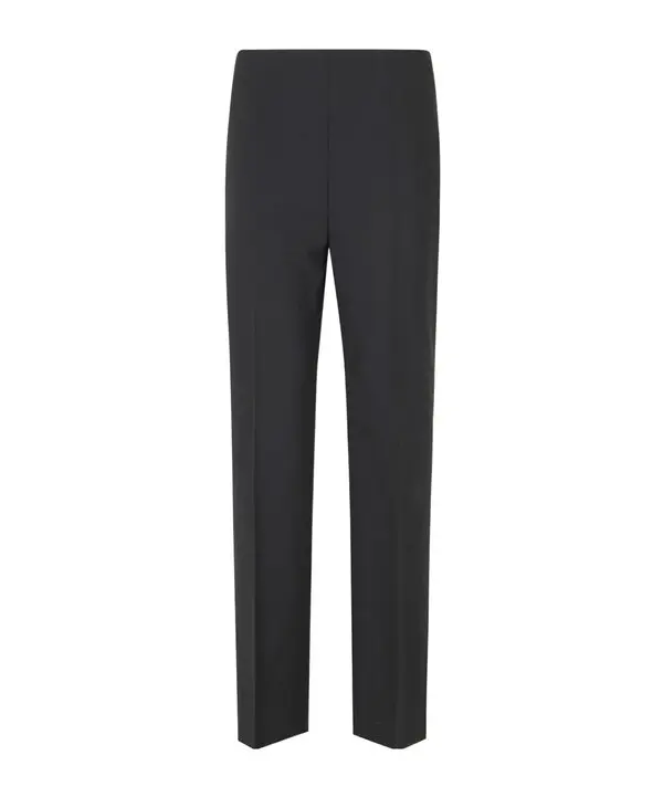 Alberta Ferretti Creased Straight-leg Trousers