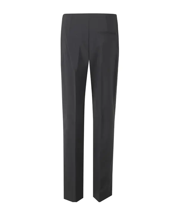 Alberta Ferretti Creased Straight-leg Trousers