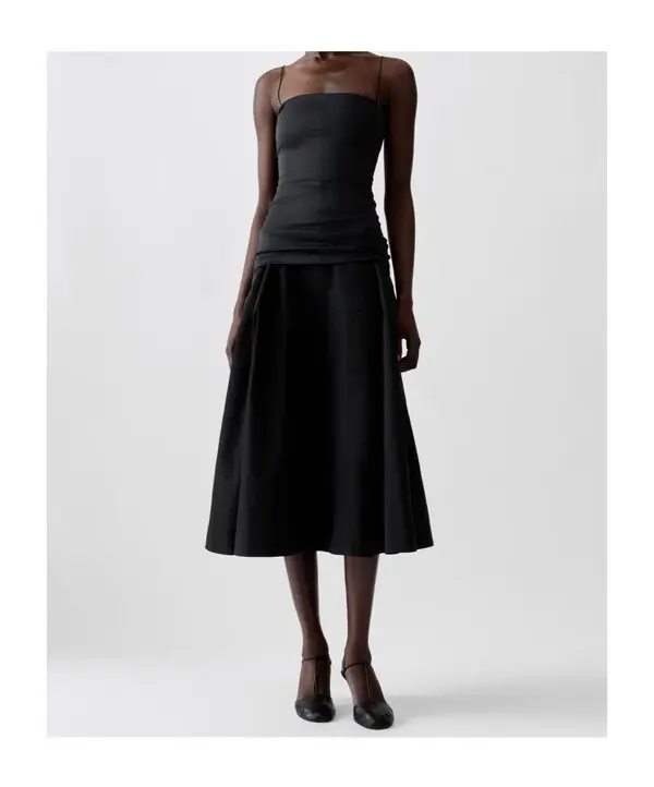 Jacquemus Spaghetti Strap Spliced Dress