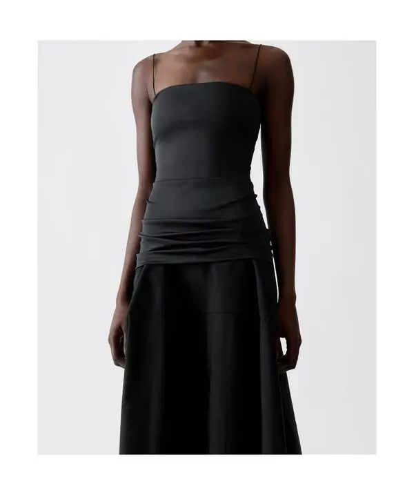 Jacquemus Spaghetti Strap Spliced Dress