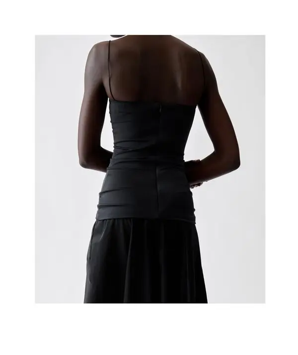 Jacquemus Spaghetti Strap Spliced Dress