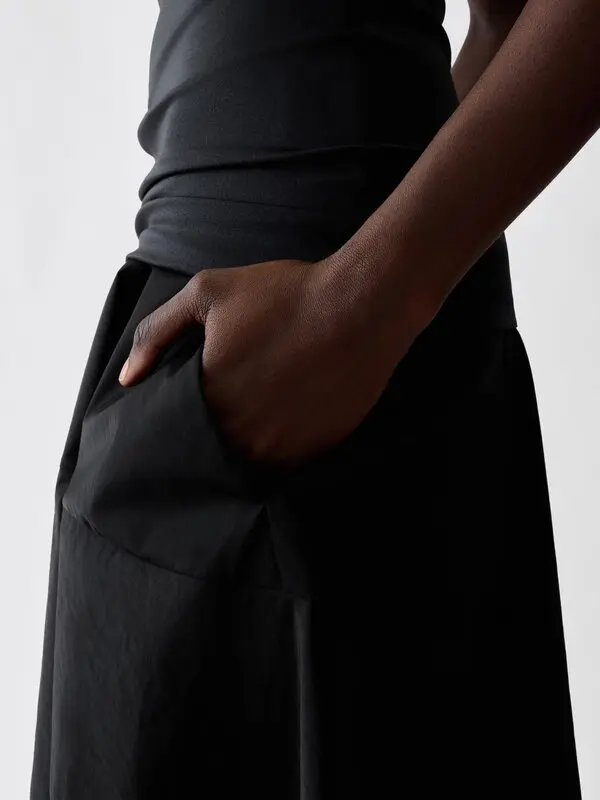 Jacquemus Spaghetti Strap Spliced Dress