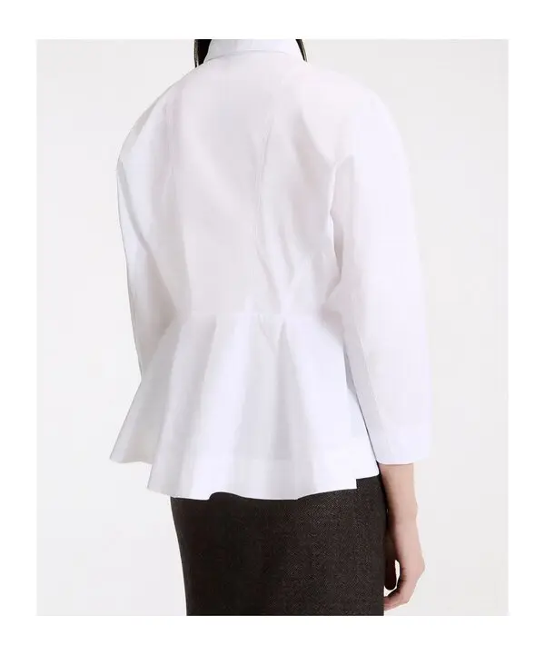 Marella Long-sleeve Button-up Shirt With Kimono Sleeves