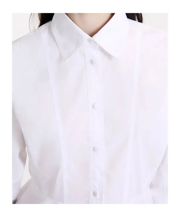 Marella Long-sleeve Button-up Shirt With Kimono Sleeves