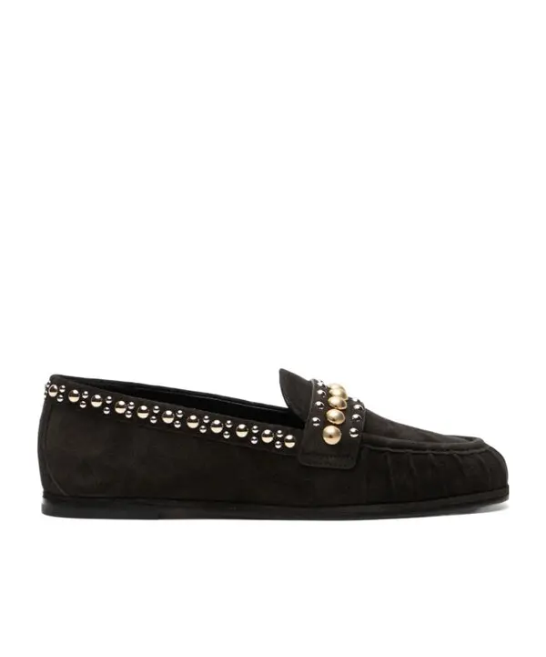 STUART WEITZMAN Perry Studded Loafers - Shadow