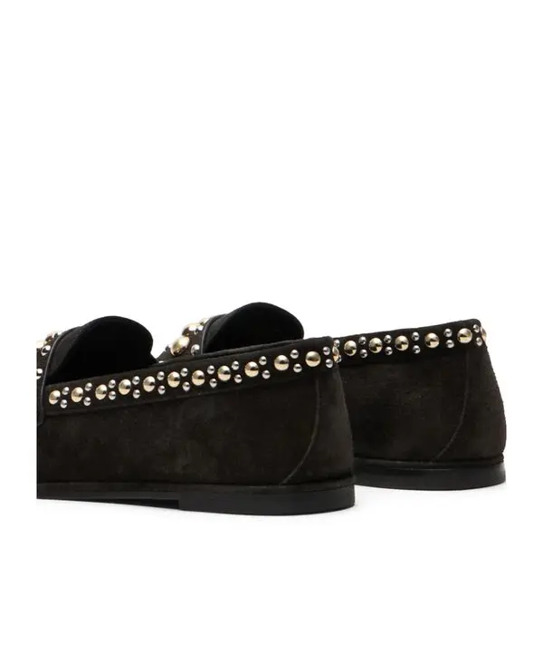 STUART WEITZMAN Perry Studded Loafers - Shadow