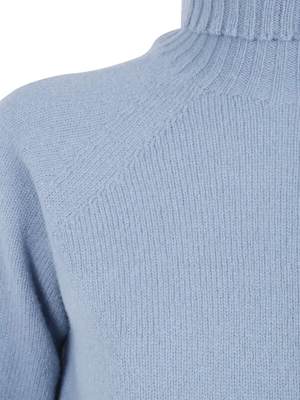 DRUMOHR Ribbed Turtleneck Knitted Sweater