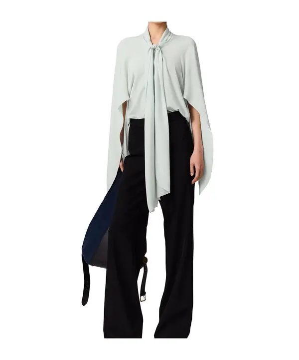 Stella McCartney Tie-neck Silk Shirt