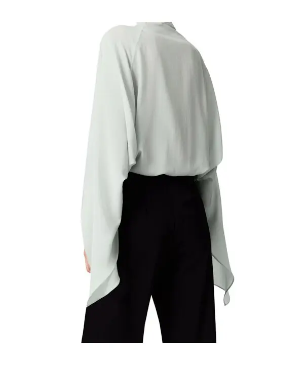 Stella McCartney Tie-neck Silk Shirt