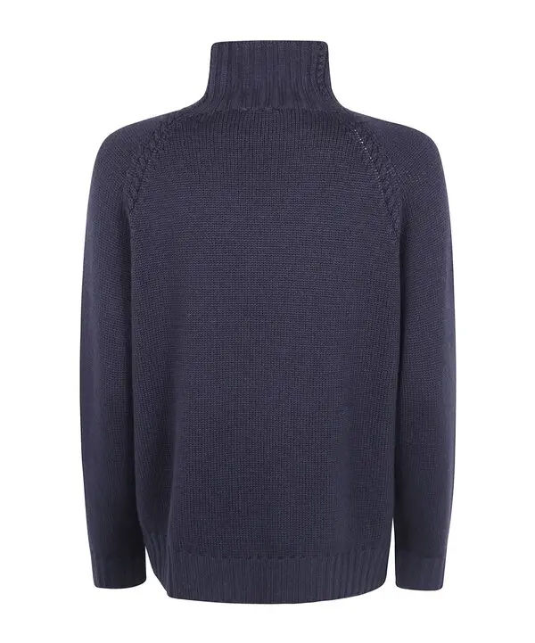Rossopuro Long-sleeve High-neck Top