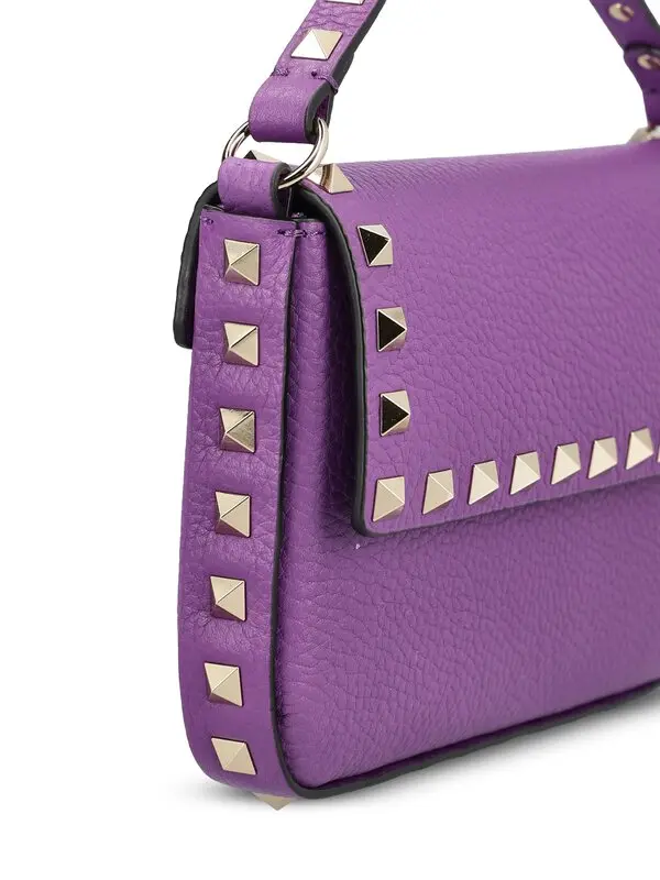 Valentino Garavani Studded Shoulder Bag - Purple