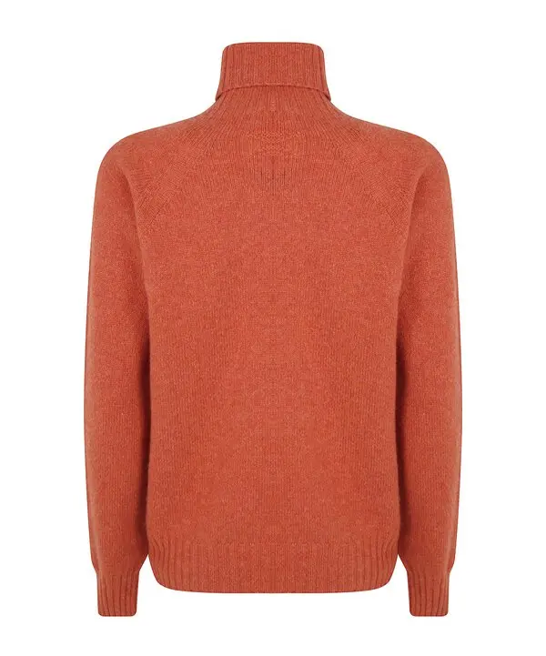 DRUMOHR Roll Neck Raglan Sleeved Sweater