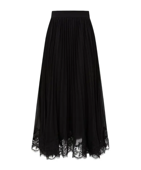 Zimmermann Pleated Lace Skirt