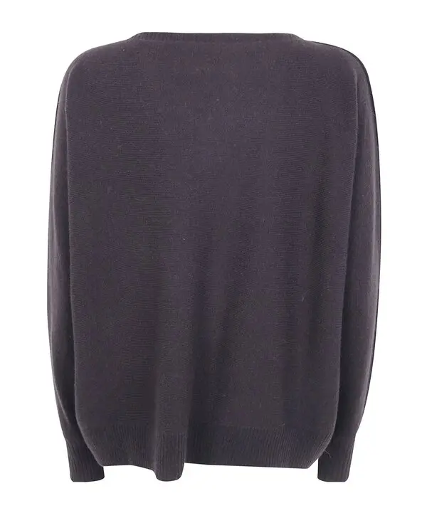 D.exterior Striped Knit Top