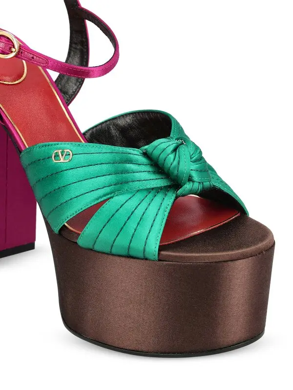 Valentino Garavani Logo High-heeled Platform Sandals